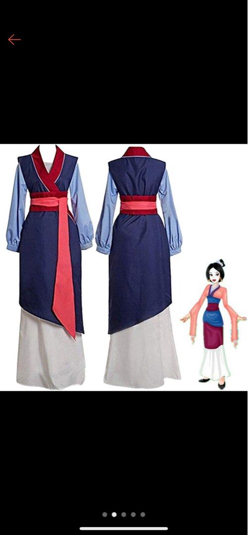 FOR RENT - Mulan Costume for Adults/Teens on Carousell