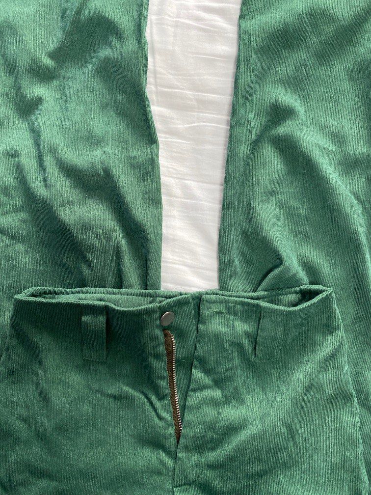 forest green pants, Women's Fashion, Bottoms, Other Bottoms on Carousell