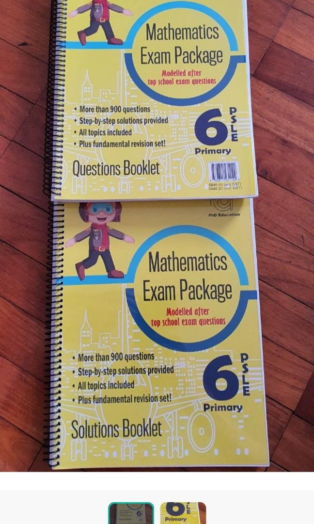 FREE Primary 6 PSLE Math Assessment Book Delivery, Hobbies & Toys ...