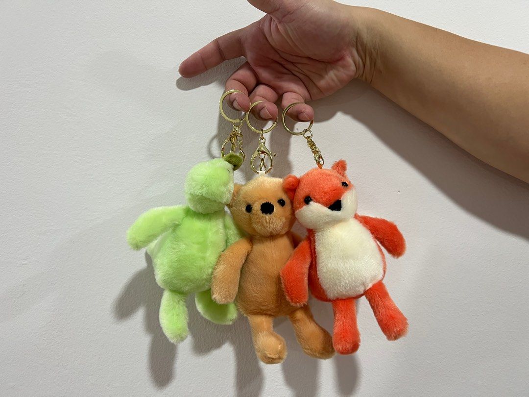 Funclaw animal keychain (dinosaur, bear, fox), Hobbies & Toys, Toys ...