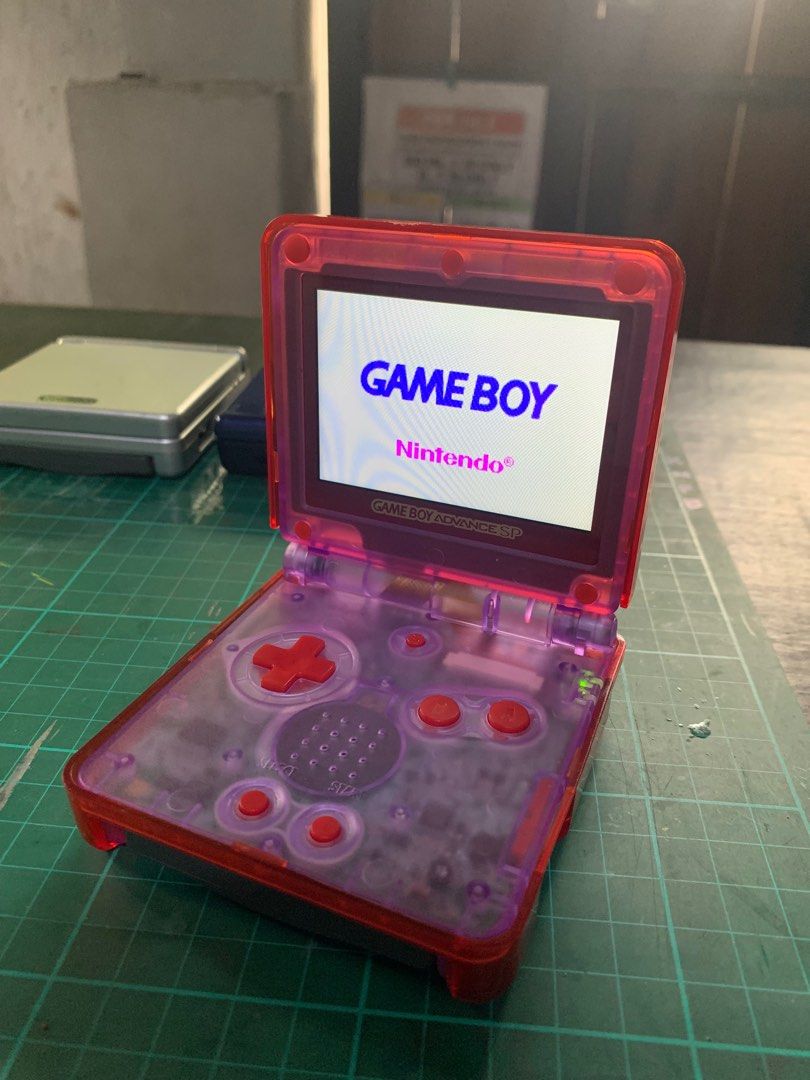 Game Boy Advanced SP ags-001 (Costum Mods), Video Gaming, Video Game Consoles, Nintendo on Carousell