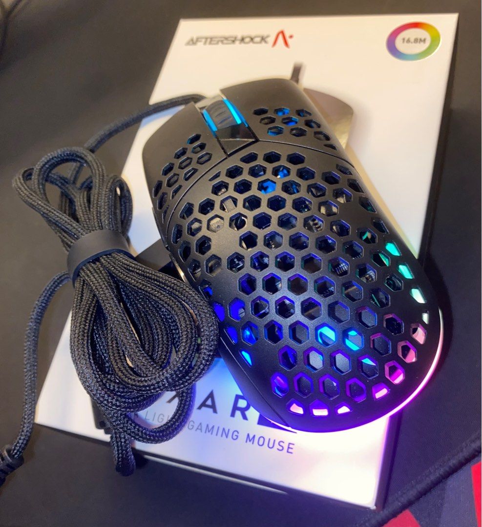 Gaming Mouse Aftershock Hexar v2 Ultra Light Gaming Mouse, Computers ...