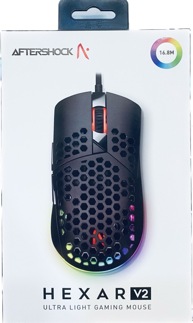 Gaming Mouse Aftershock Hexar v2 Ultra Light Gaming Mouse, Computers ...