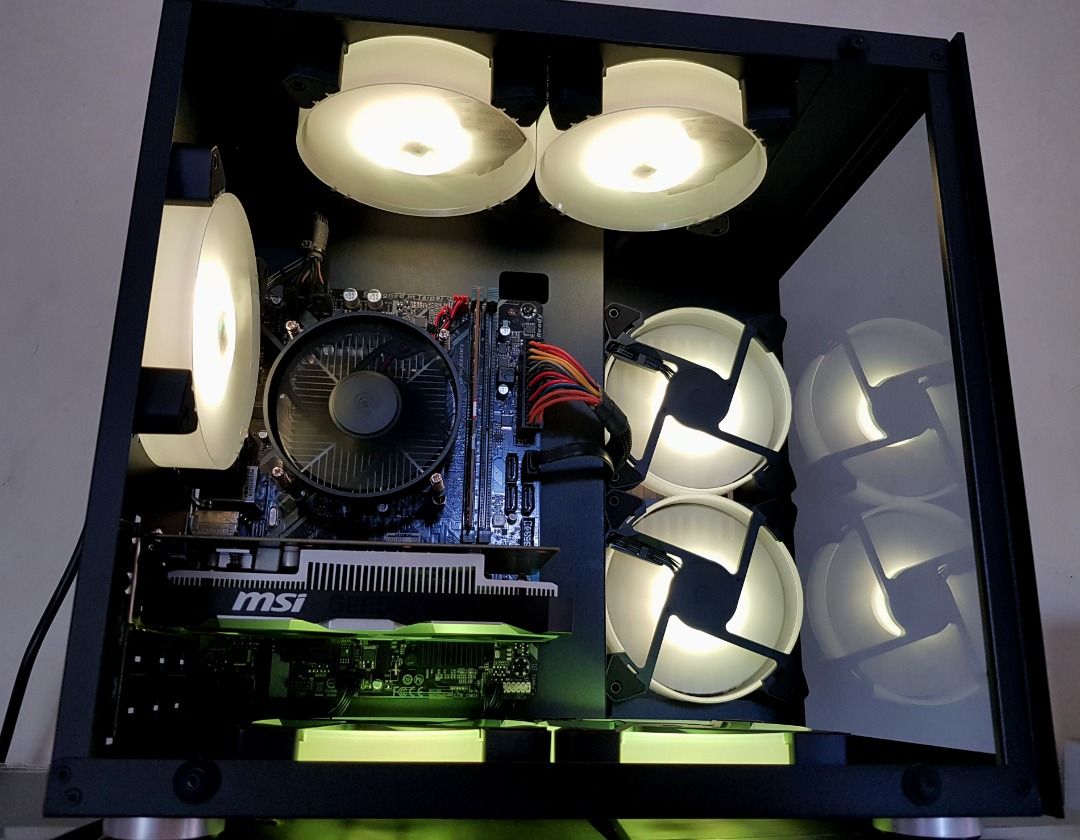 Gaming Pc Desktop System Unit Gaming Rig In Like New Condition On Carousell