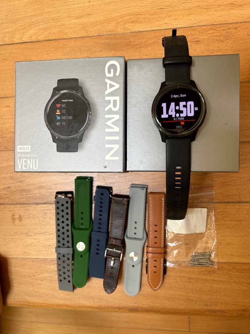 Garmin Venu with many brand new straps, Mobile Phones & Gadgets ...
