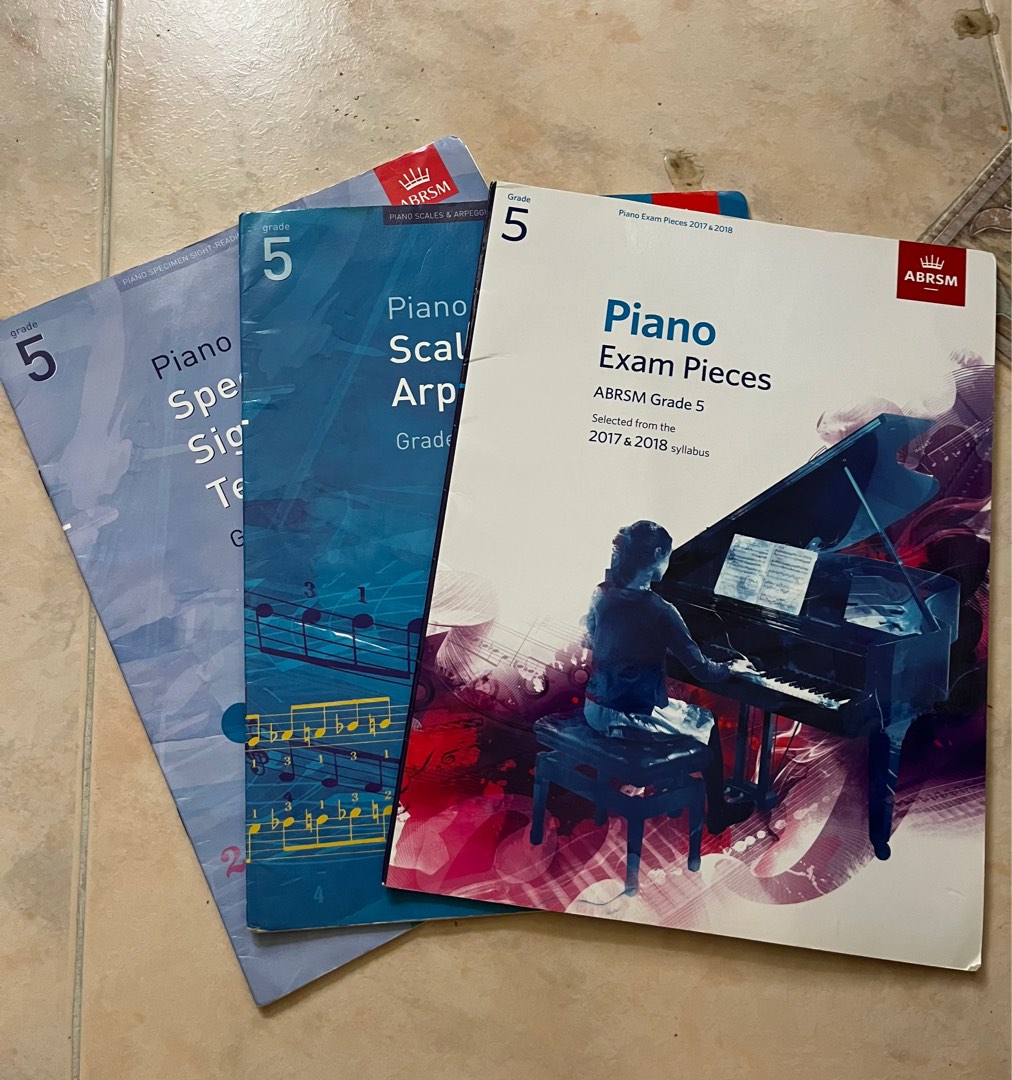 Grade 5 Piano Books, 興趣及遊戲, 書本 & 文具, 補充練習 - Carousell