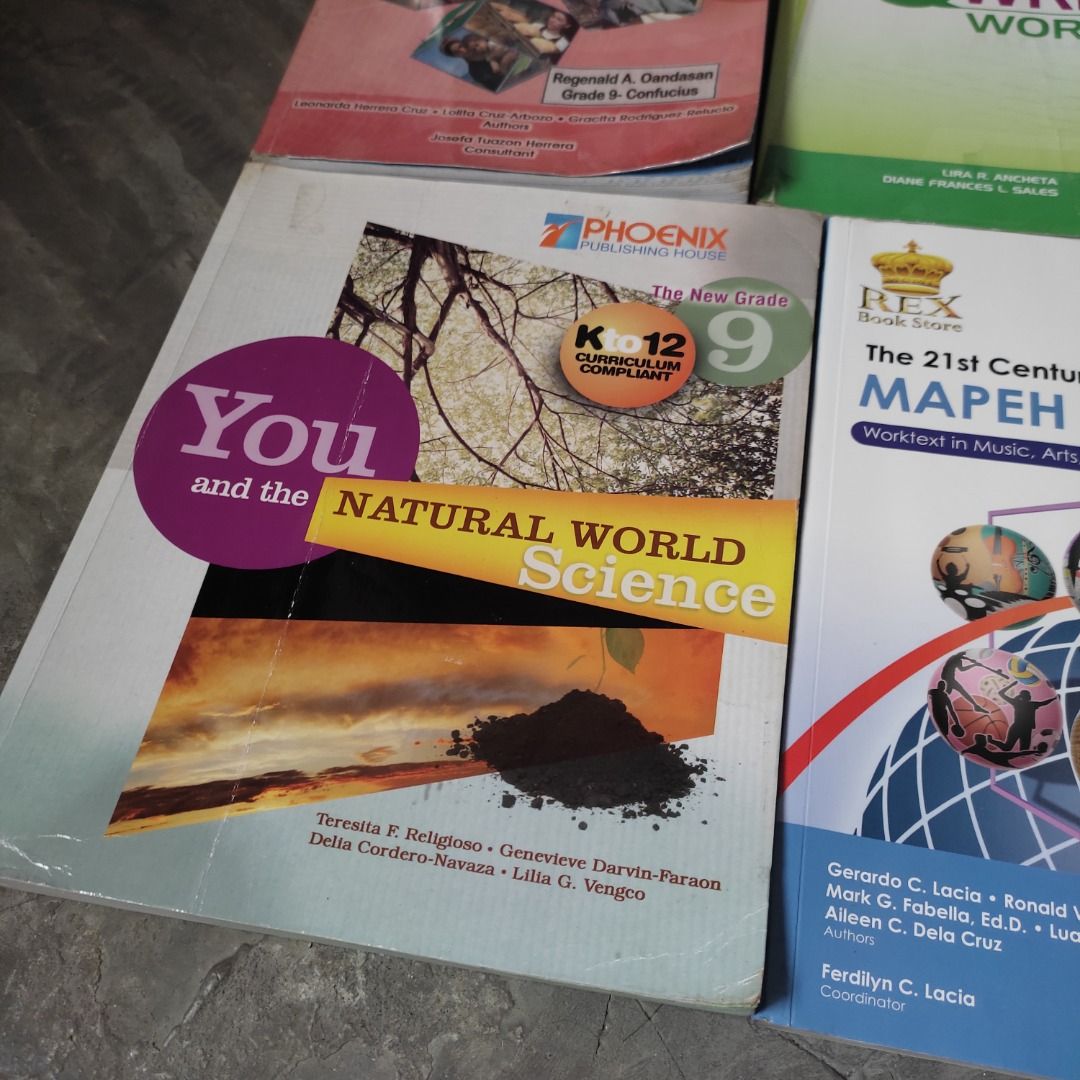 Grade 9 Books K-12 Text Books T.L.E E.S.P Science Grammar and Writing ...