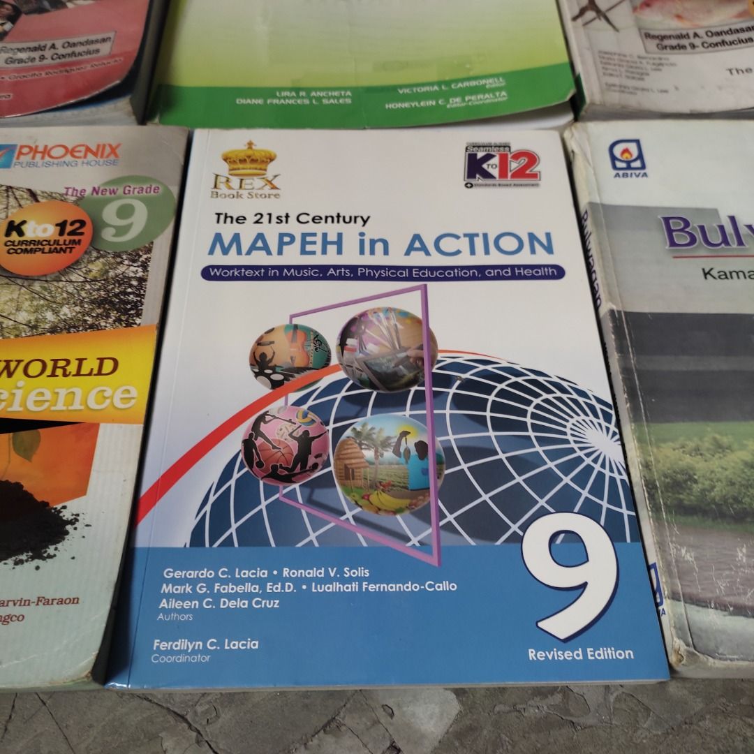 Grade 9 Books K-12 Text Books T.L.E E.S.P Science Grammar and Writing ...