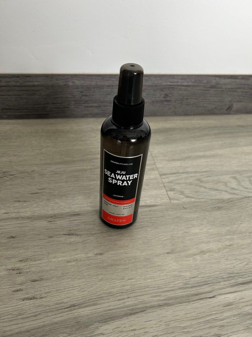 [GRAFEN] Jeju Sea Water Spray 210ml [Styling Fixer, Wet Hair, 100% ...