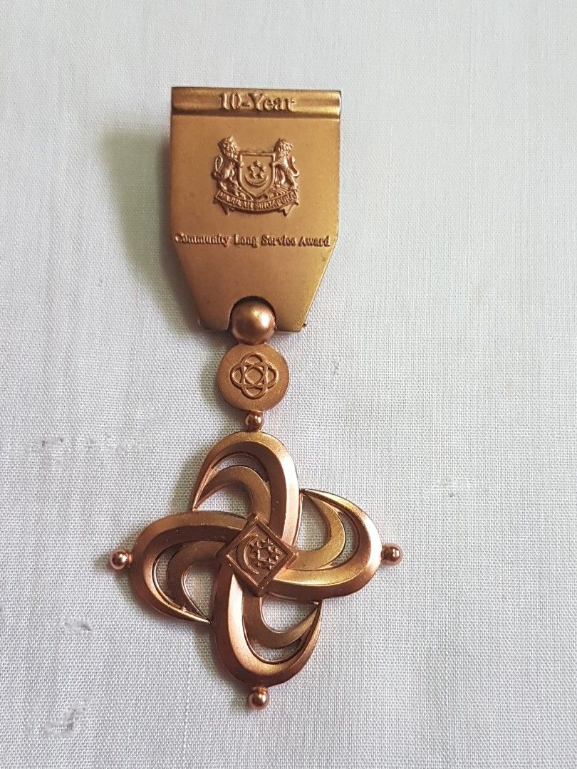 Grand Award For Community Service 10-Years Long Service Award Medal ...
