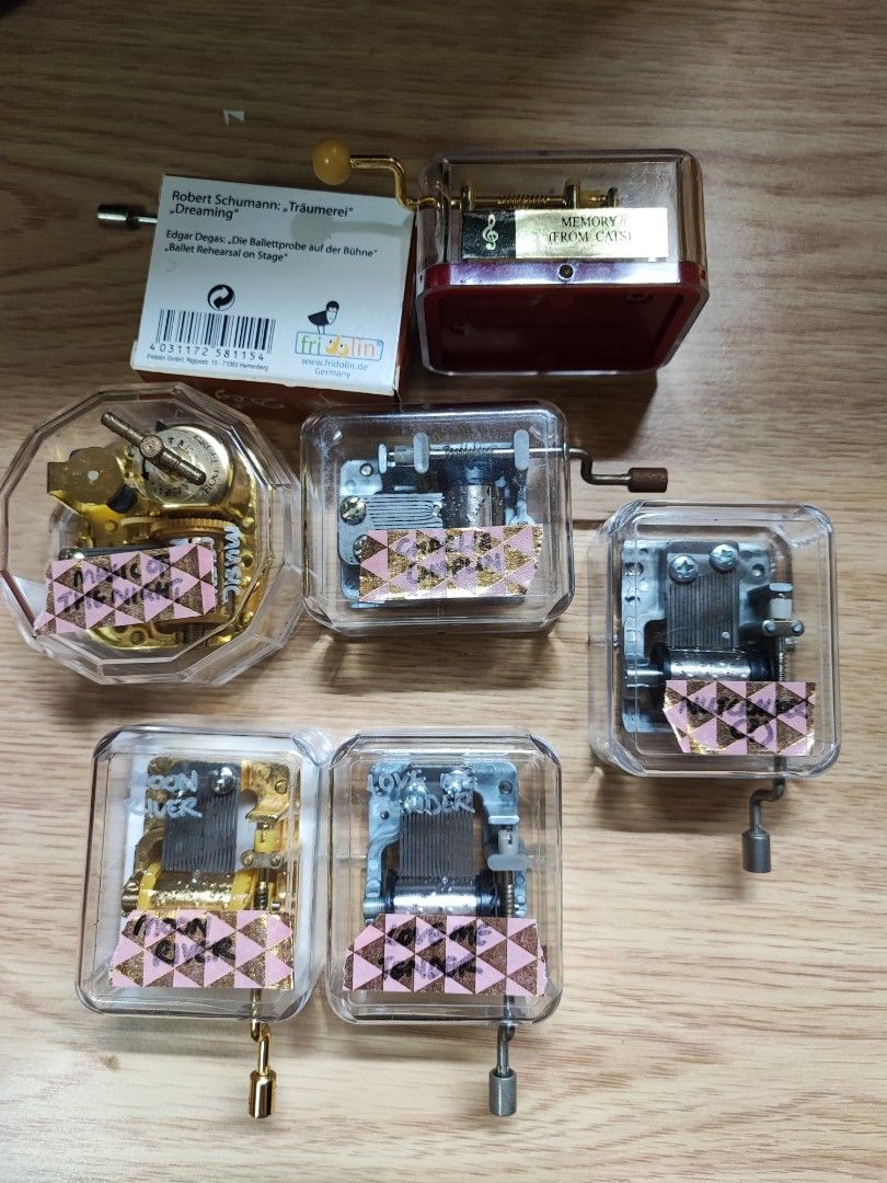 Hand-cranked musical box cylinder rolls, Hobbies & Toys, Memorabilia ...