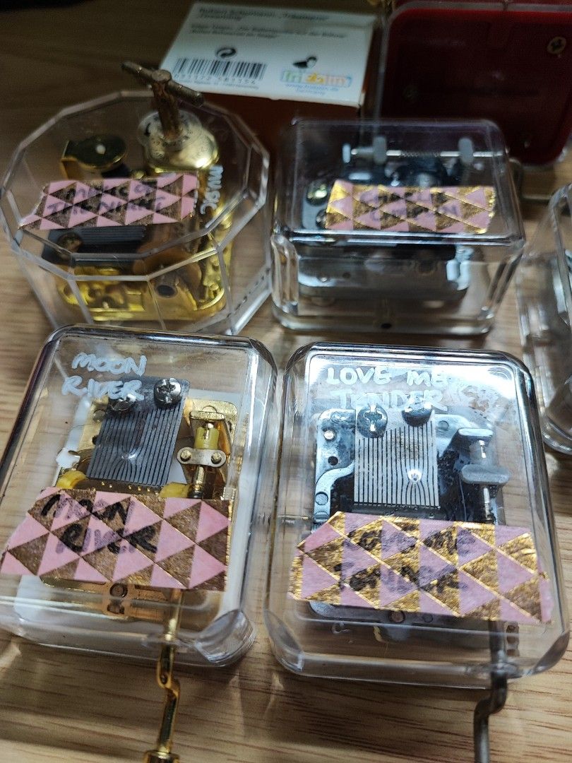 Hand-cranked musical box cylinder rolls, Hobbies & Toys, Memorabilia ...