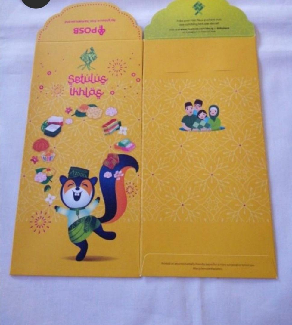 Hari raya Green packet/Red packet / Hong bao, Hobbies & Toys ...