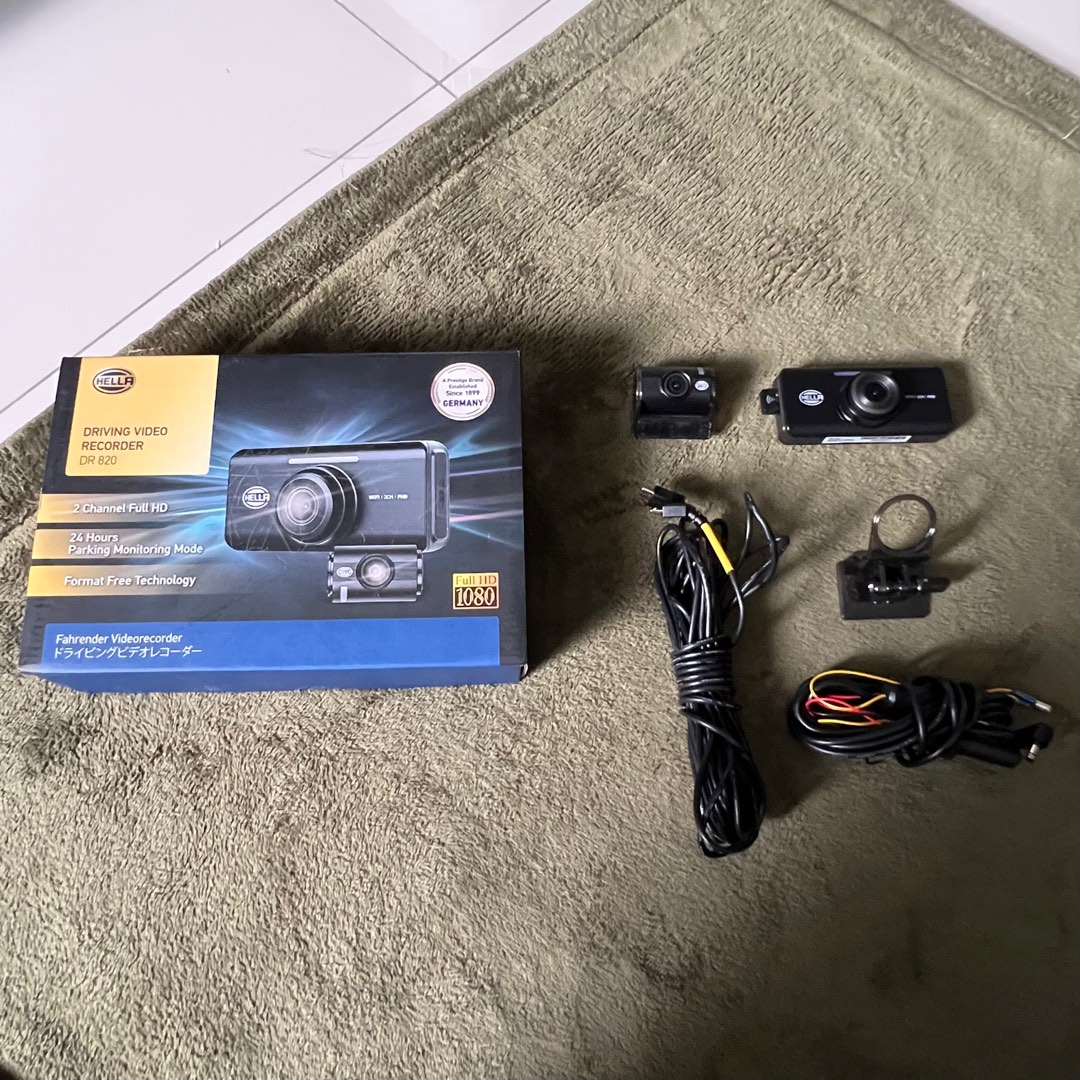 Hella Driving Video Recorder DR820 FHD Car Cam, Camera, Car Accessories ...