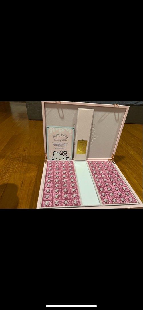 Hello Kitty Mahjong tiles Set NTUC FairPrice (Authentic), Everything ...