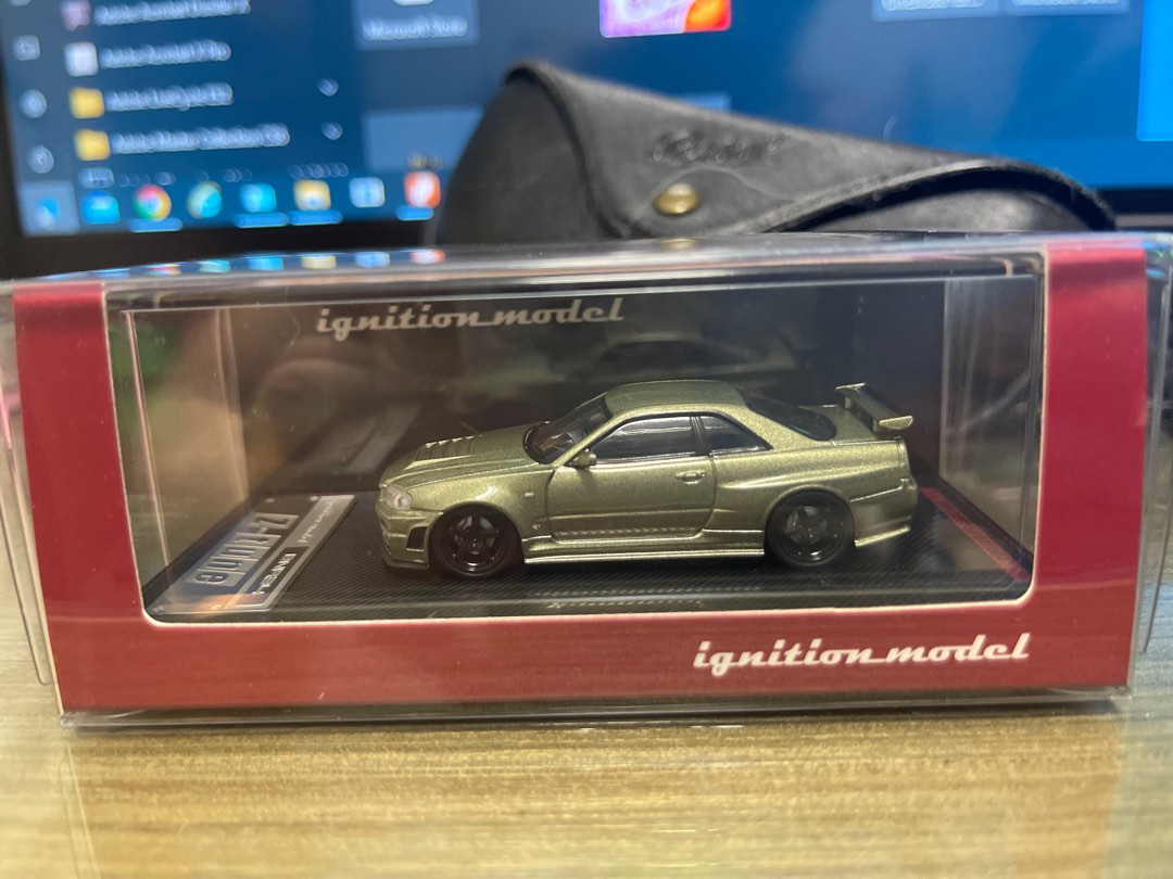 Ignition model IG 1:64 Nismo R34 GT-R Z-tune Green Metallic 1873, 興趣及遊戲 ...
