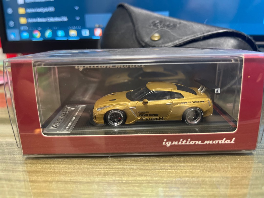 Ignition model 1:64 IG Pandem R35 GT-R Gold 1744 金, 興趣及遊戲, 收藏品及紀念品, 明星 ...
