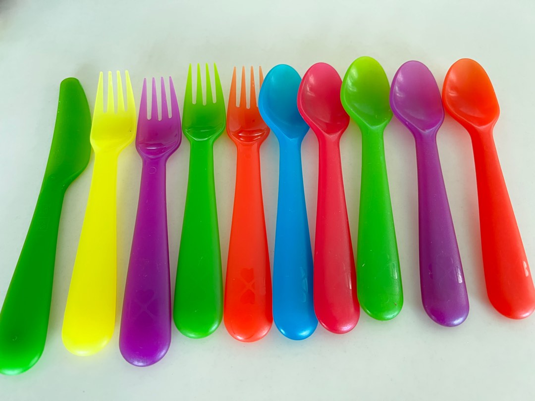 IKEA Children Plastic Cutlery Set, Furniture & Home Living, Kitchenware ...