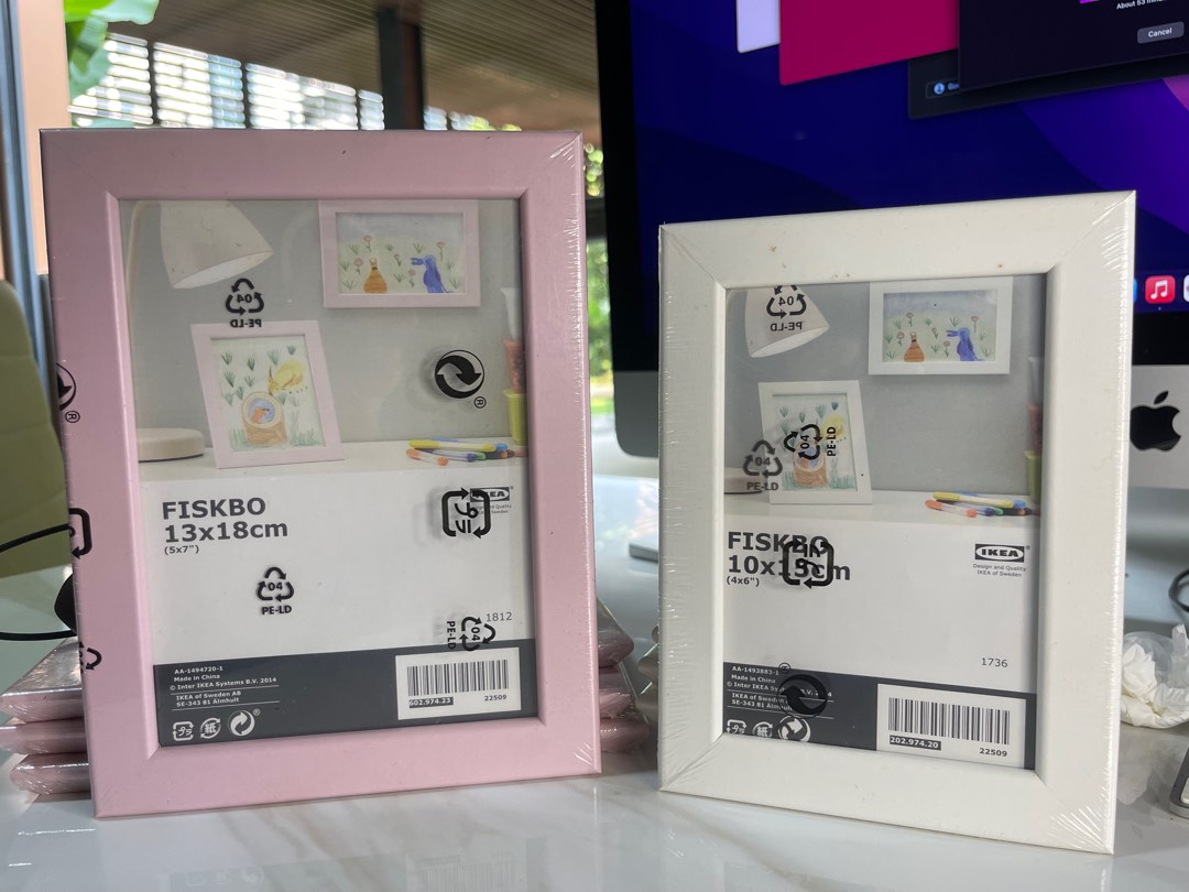 IKEA FISKBO Picture Frames, Furniture & Home Living, Home Decor, Frames ...