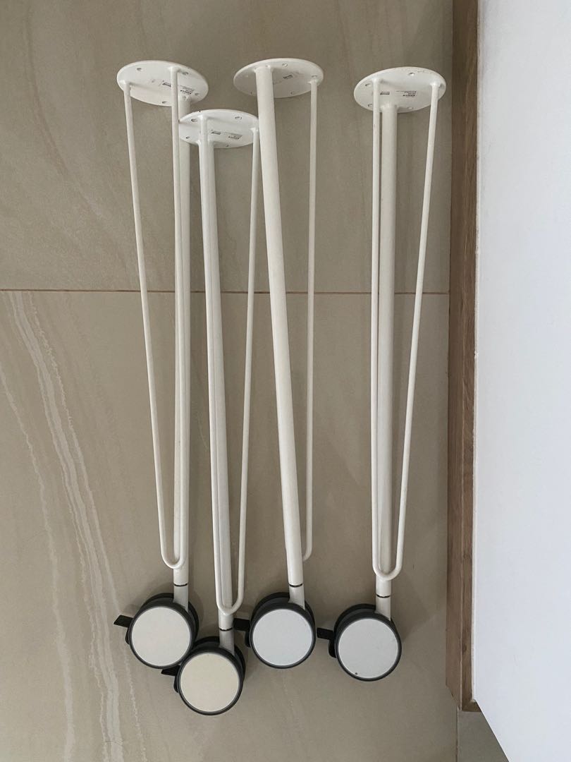 Ikea Krille table legs, Furniture & Home Living, Furniture, Tables ...