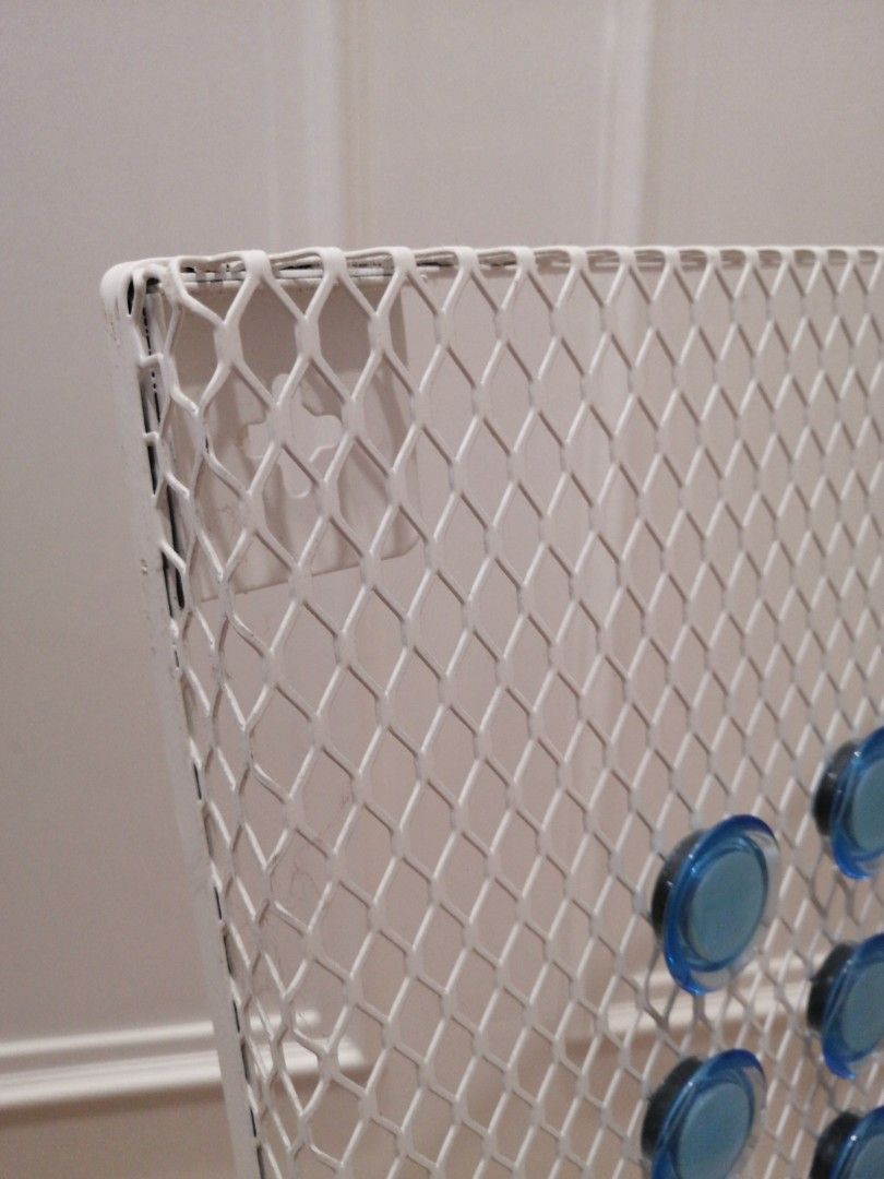 PRICE DROP: IKEA Metal Mesh Magnetic Board, Furniture & Home Living ...