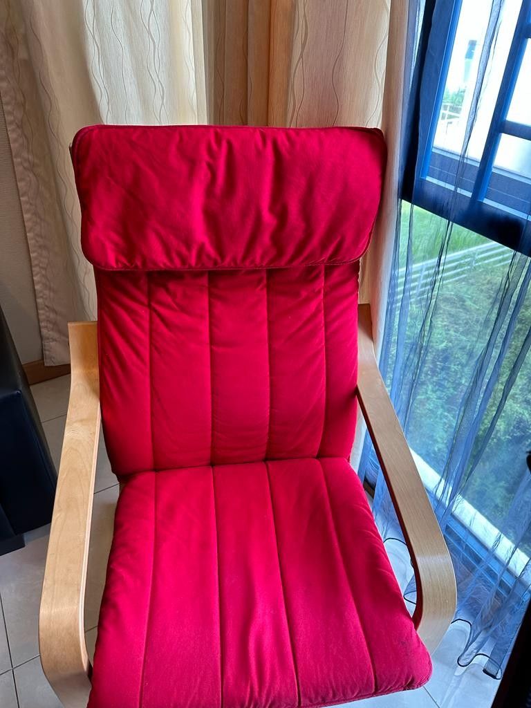 IKEA poang chair, Furniture & Home Living, Furniture, Chairs on Carousell