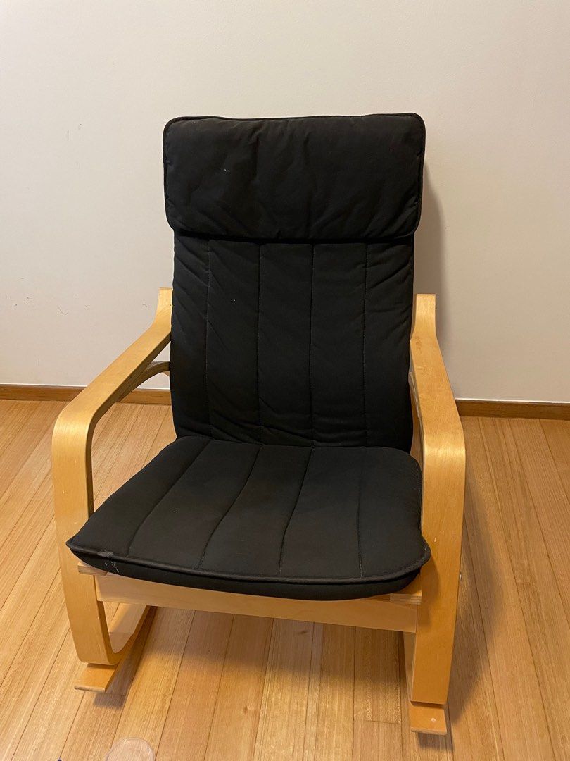 IKEA Poang Rocking Chair, Furniture & Home Living, Furniture, Chairs on ...