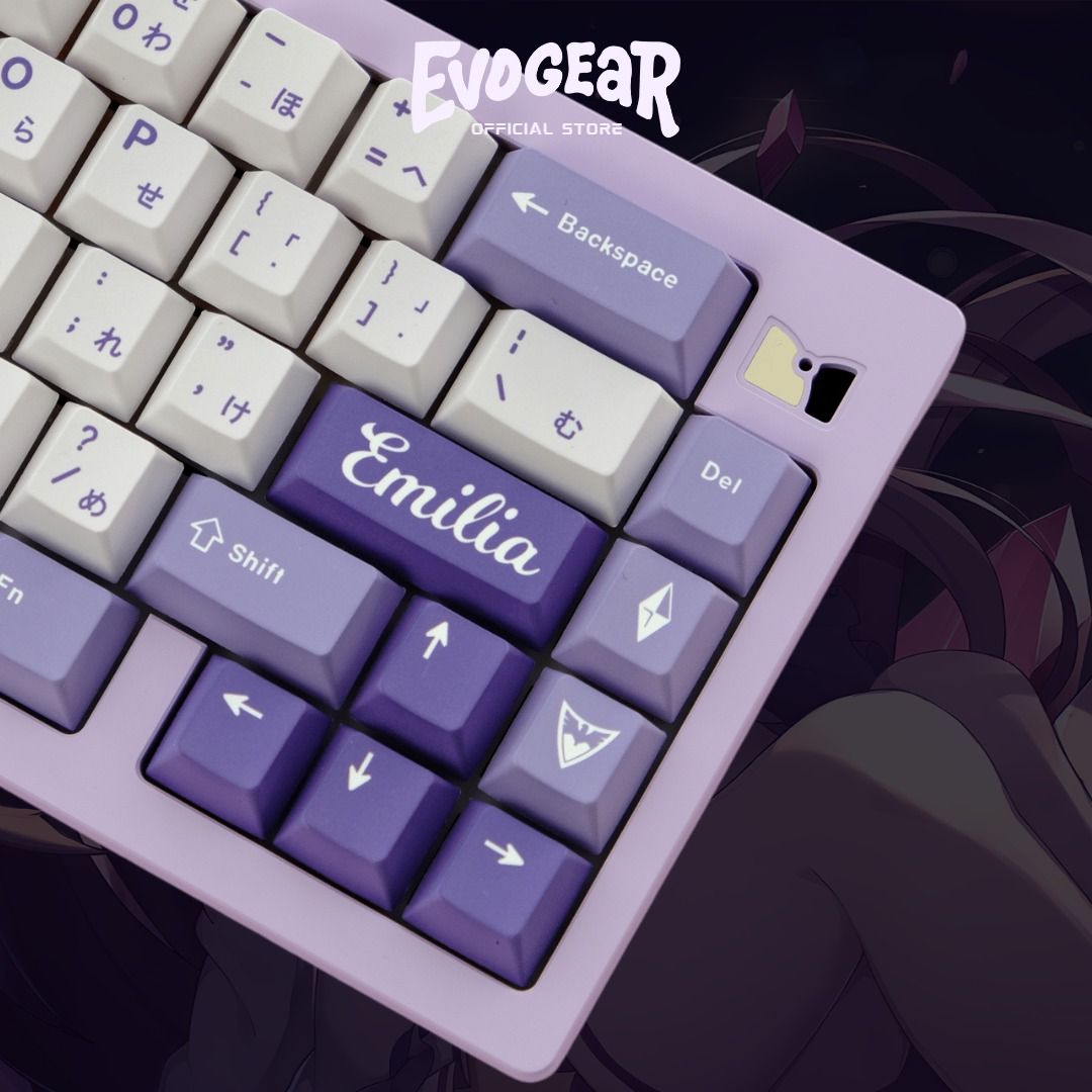 {IN STOCK} Emilia Keycaps | Japanese Keycaps | Cherry Profile | 134 ...