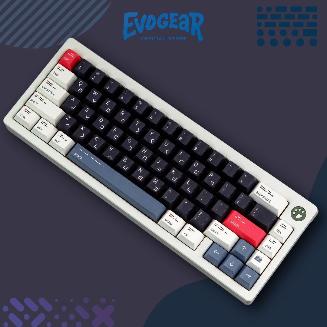 {sg Local Stock} Morse Code Keycaps Japanese Keycaps Cherry Profile Pbt Dye Sub 134 Keys