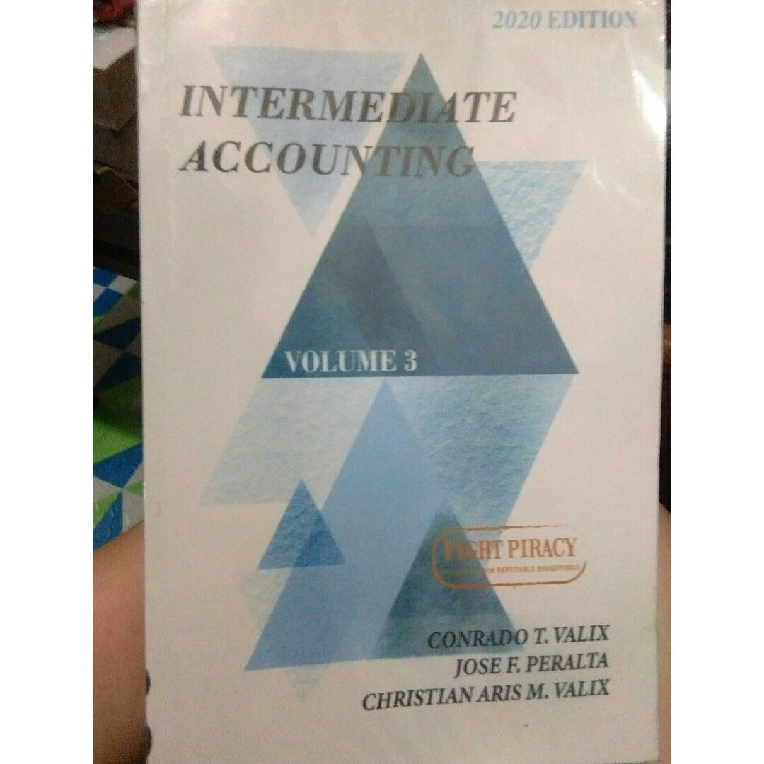Intermediate Accounting 3 by Valix 2020, Hobbies & Toys, Books ...