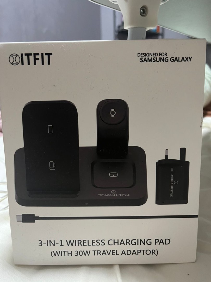 ITFIT 3 in 1 wireless charging pad, Mobile Phones & Gadgets, Mobile ...