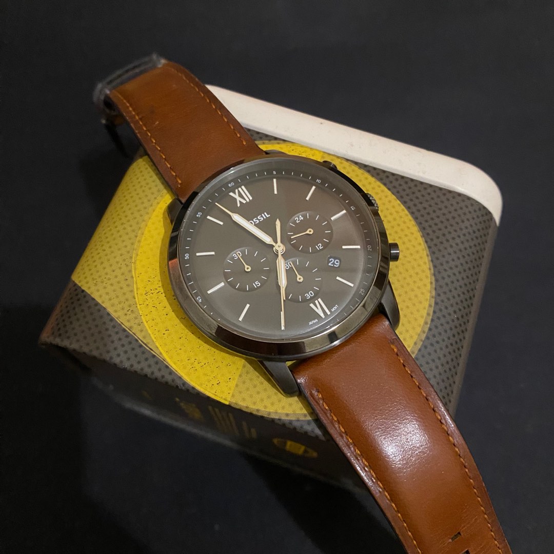 Jam Tangan Fossil FS5512 not seiko casio, Fesyen Pria, Jam Tangan di ...