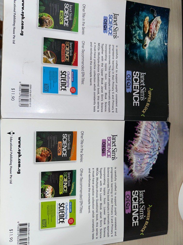 Janet Sim’s Science OEQs upper and lower block, Hobbies & Toys, Books ...