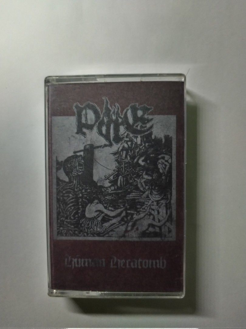 Kaset PYRE "Human Hecatomb" Cassette Tape, Hobbies & Toys, Music ...