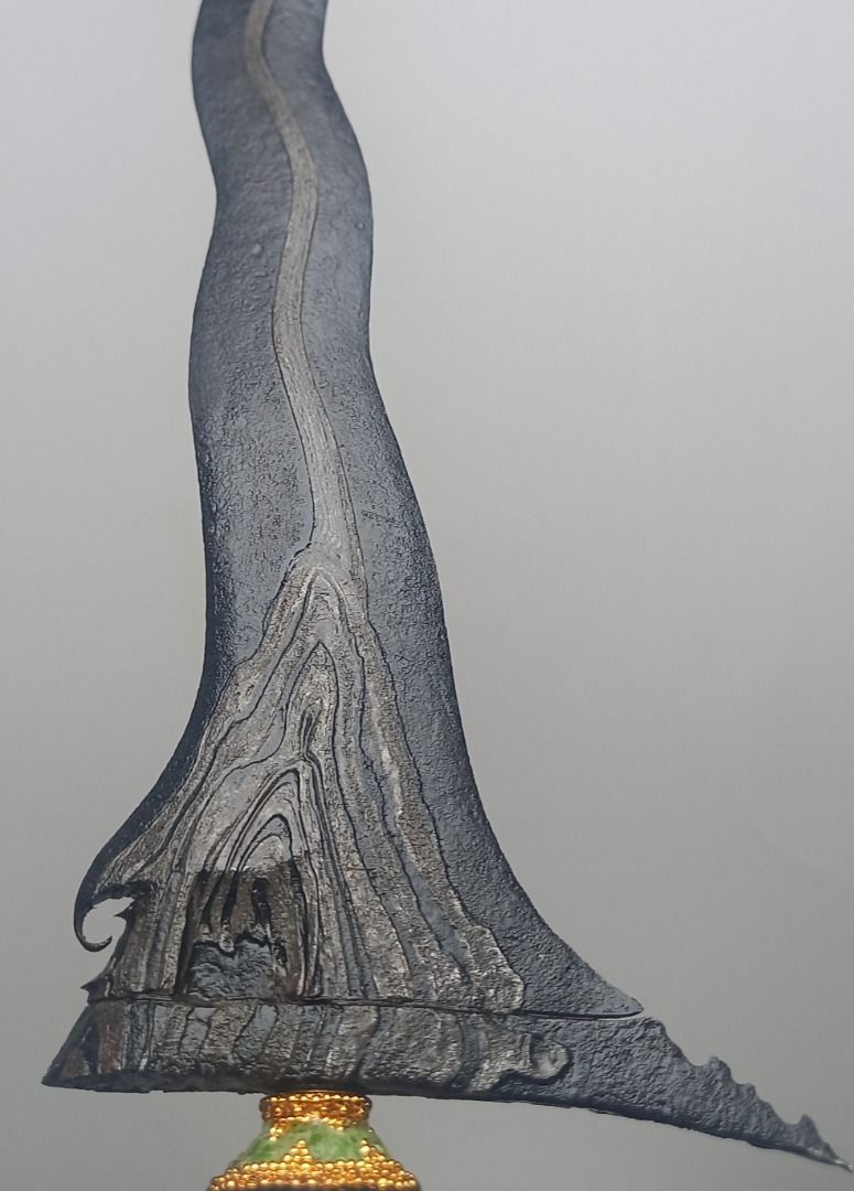 Keris Jawa Luk 11 Sungging Painted Keris Collection Purposes, Hobbies ...