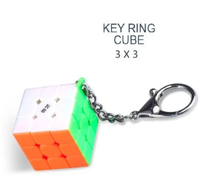 Key Chains with Rubiks Cube Magic Cube 2x2 3x3 Pyramid Key Ring Cube ...
