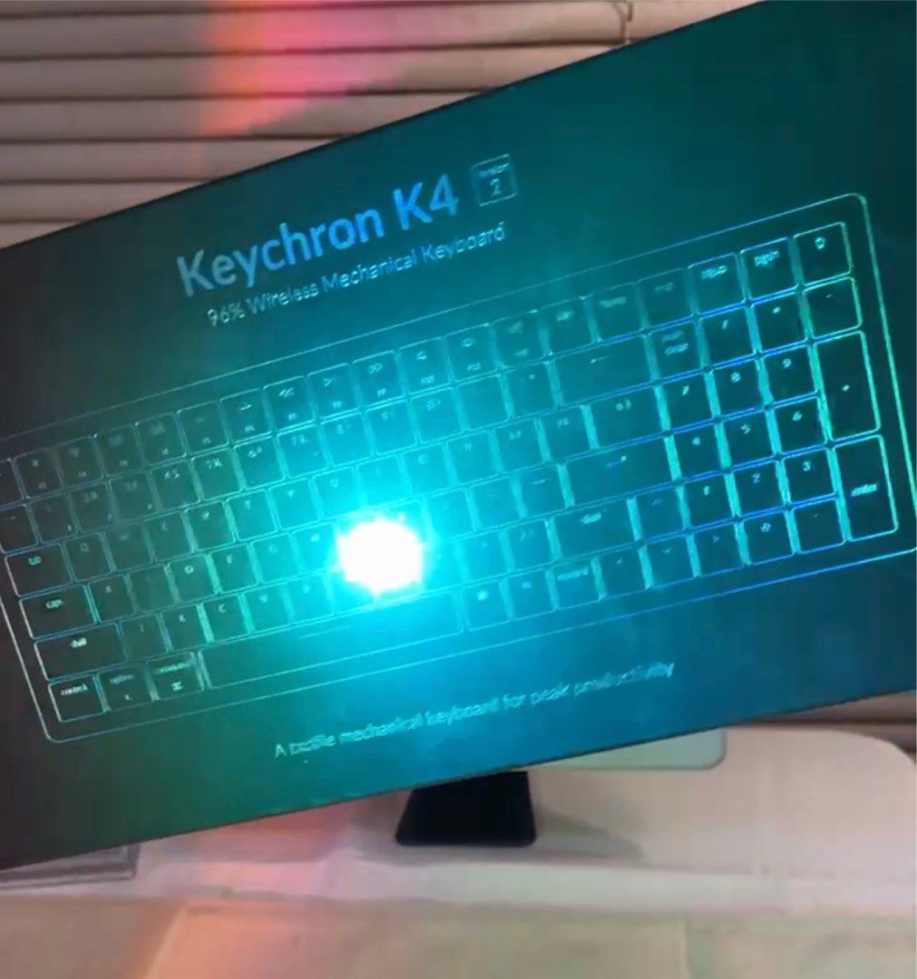 Keychron K4 Version 2 Wireless Mechanical Keyboard, Computers & Tech ...