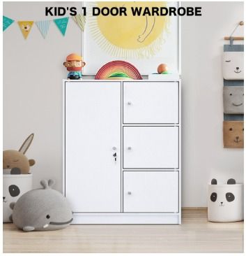 Kid's Wardrobe/Children Wardrobe/ 4 & 5 Doors / Wardrobe with Lock ...
