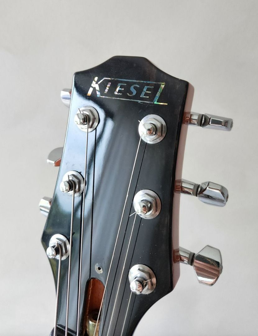 Kiesel Flamed Koa Carve Top Semi-hollow with Bigsby, Hobbies & Toys ...
