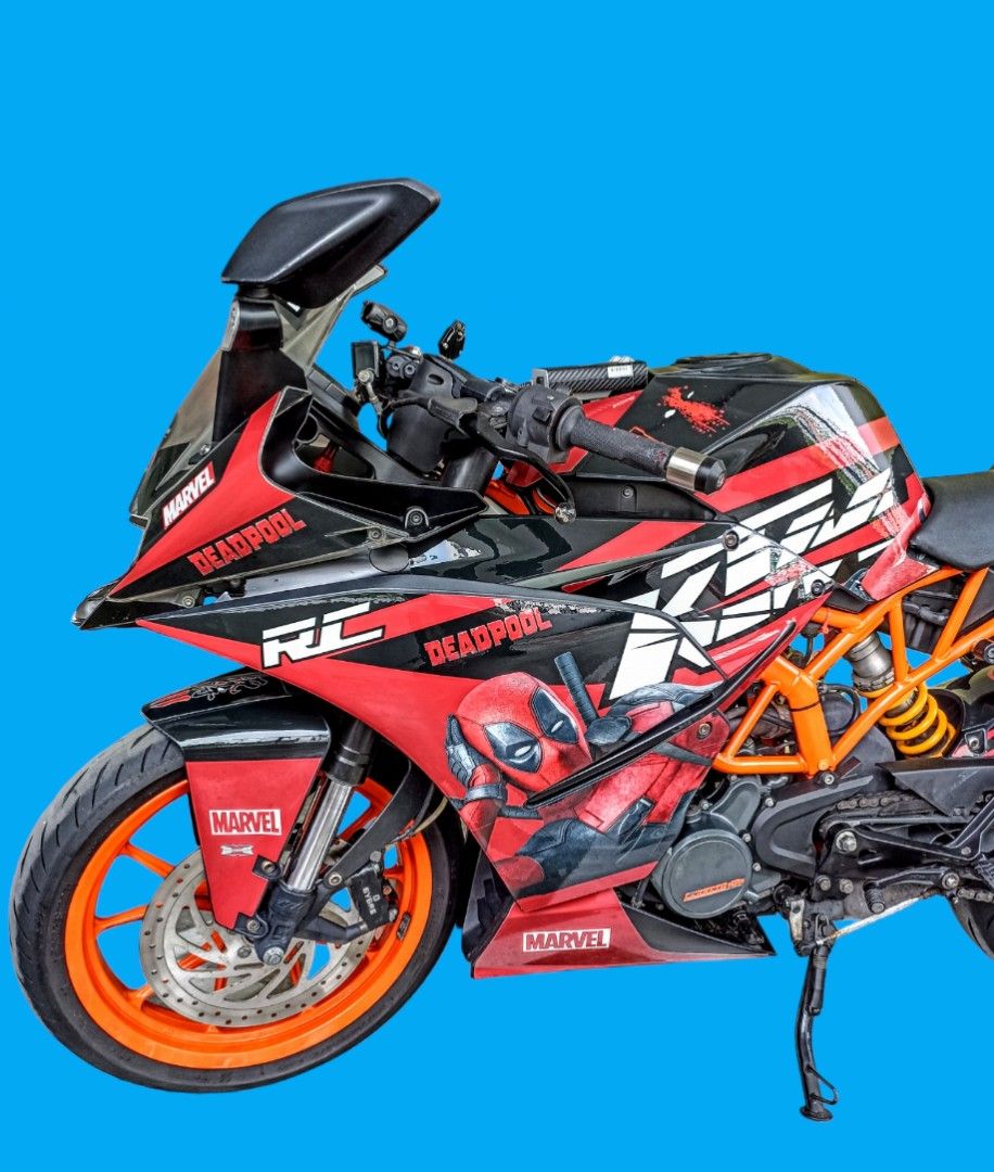 KTM RC200 Decal Kit + Installation, Motorcycles, Motorcycle Accessories ...