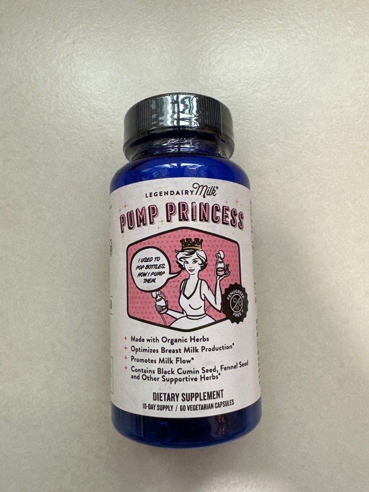 Legendairy Milk Pump Princess, Health & Nutrition, Health Supplements ...