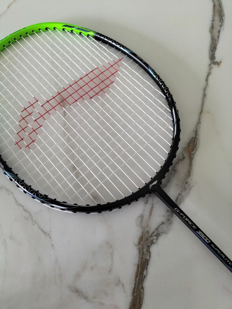 Li Ning G Force 3500 Superlite Badminton Racket, Sports Equipment ...