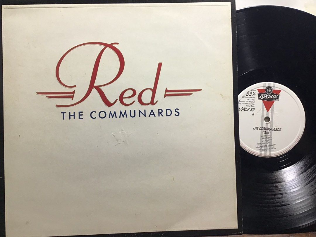 LP Communards - Red OOP VINYL RECORD Anubis Piring Hitam 80s Pop ...