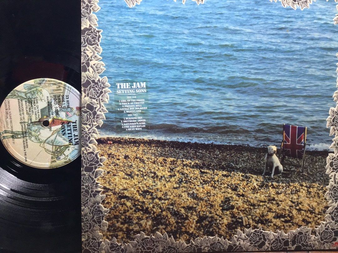 LP The Jam (Paul Weller) - Setting Sons OOP VINYL RECORD Anubis Piring ...