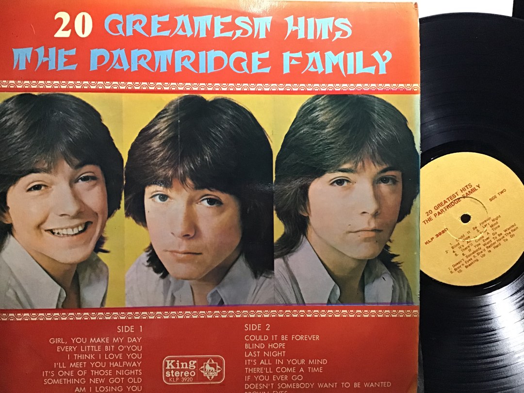 LP the Partridge Family Greatest Hits OOP VINYL RECORD Anubis Piring ...