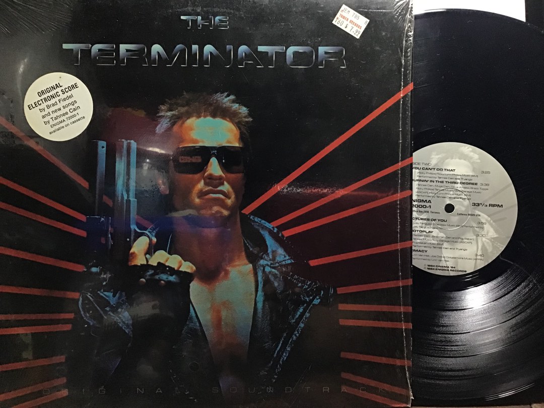 LP The Terminator OST - Brad Fiedel OOP 1984 VINYL RECORD Anubis Piring ...