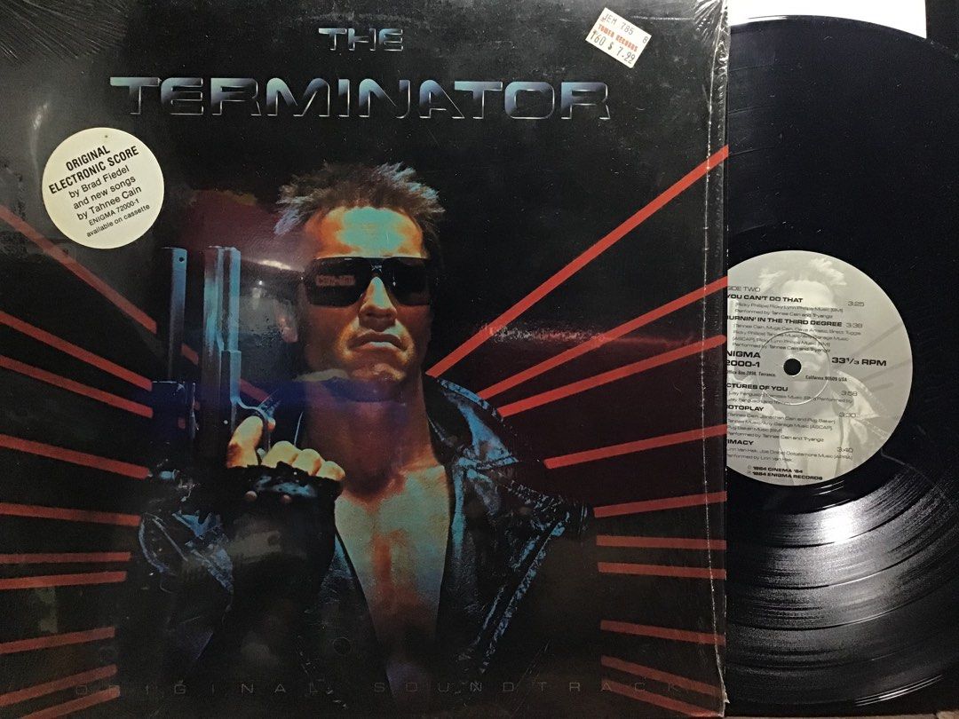 LP The Terminator OST - Brad Fiedel OOP 1984 VINYL RECORD Anubis Piring ...