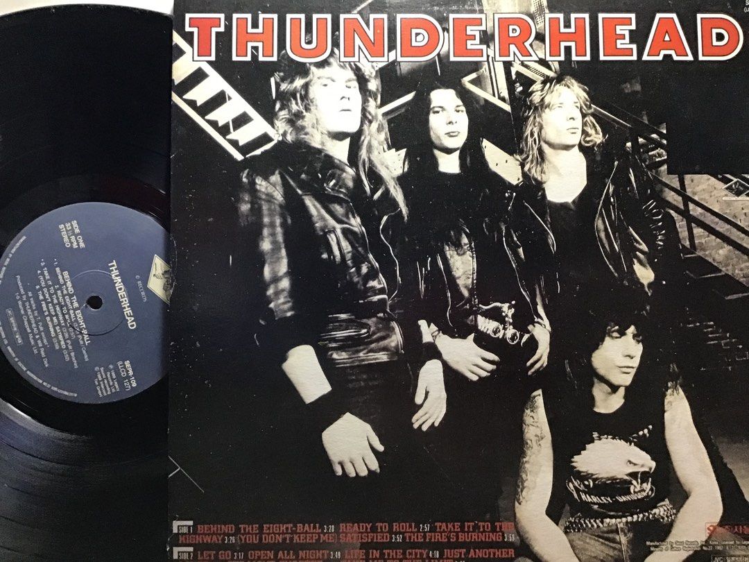 LP Thunderhead - Behind the Eight-Ball OOP. INYL RECORD Anubis Piring ...