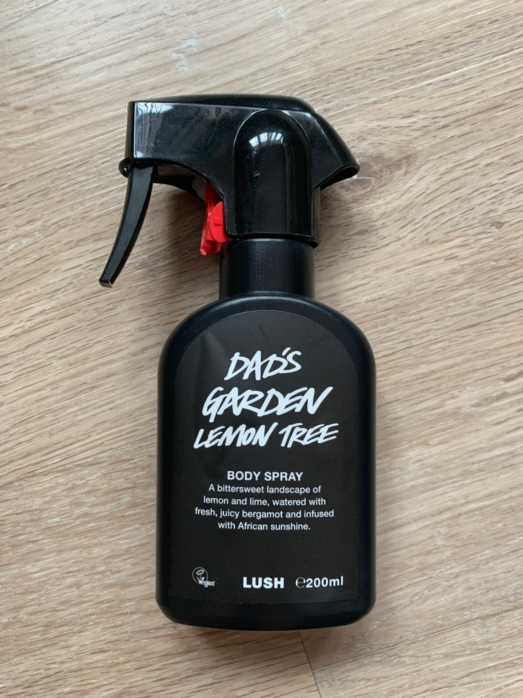 LUSH BODY SPRAY DAD's GARDEN LEMON TREE, Beauty & Personal Care ...