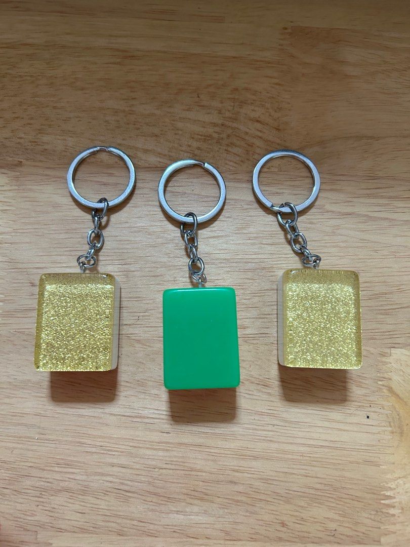 Mahjong keychain tiles, Hobbies & Toys, Toys & Games on Carousell